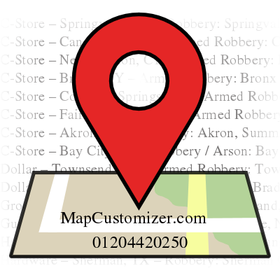View map | Mapcustomizer.com