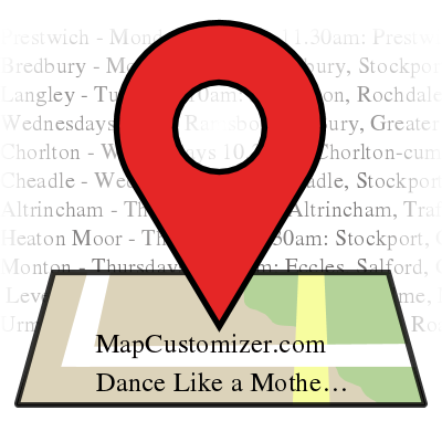 View map | Mapcustomizer.com