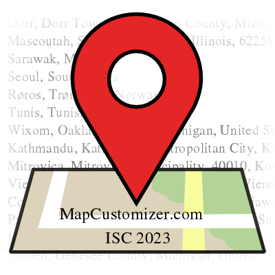 View map | Mapcustomizer.com