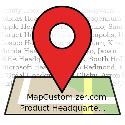 View map | Mapcustomizer.com