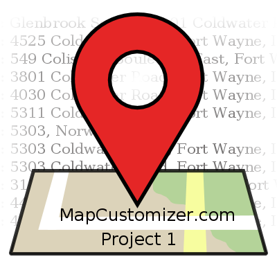 View map | Mapcustomizer.com